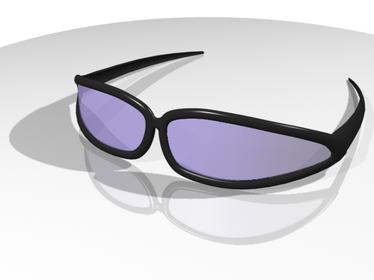 Sun Glasses Shades 3d 3ds