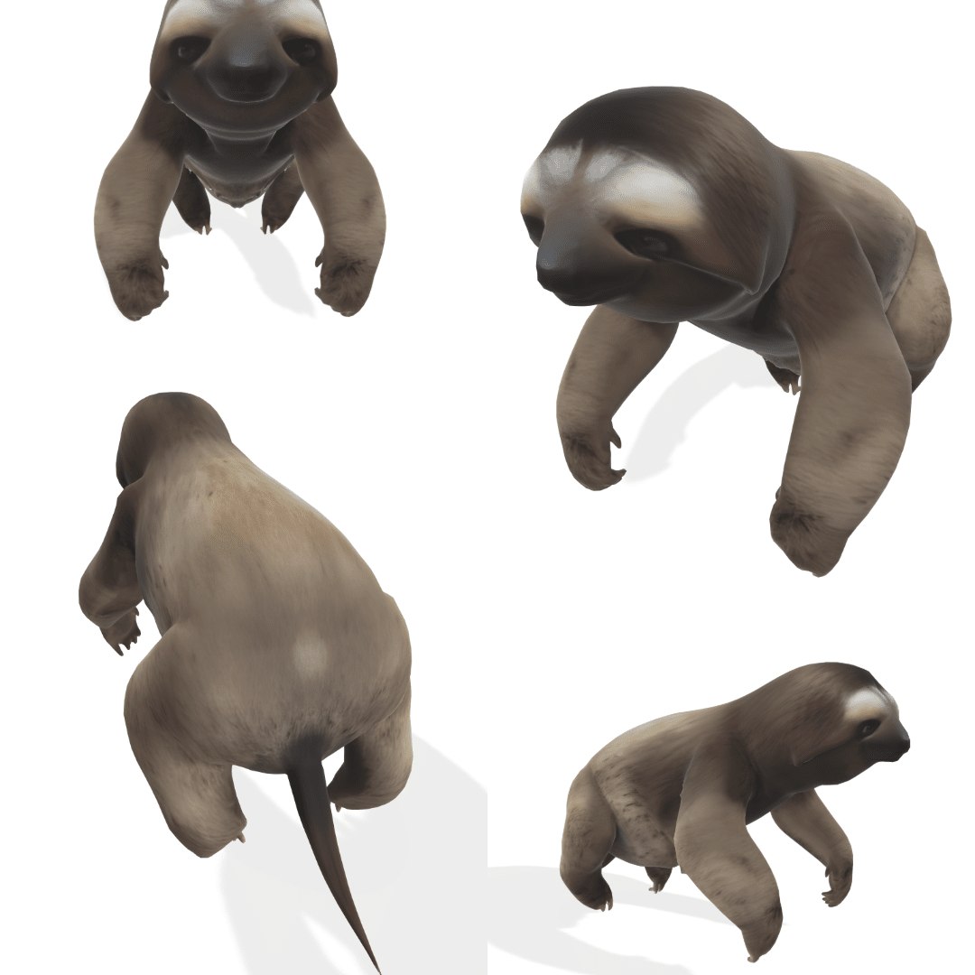 Chill The Stylized Sloth 3D Model - TurboSquid 2324780