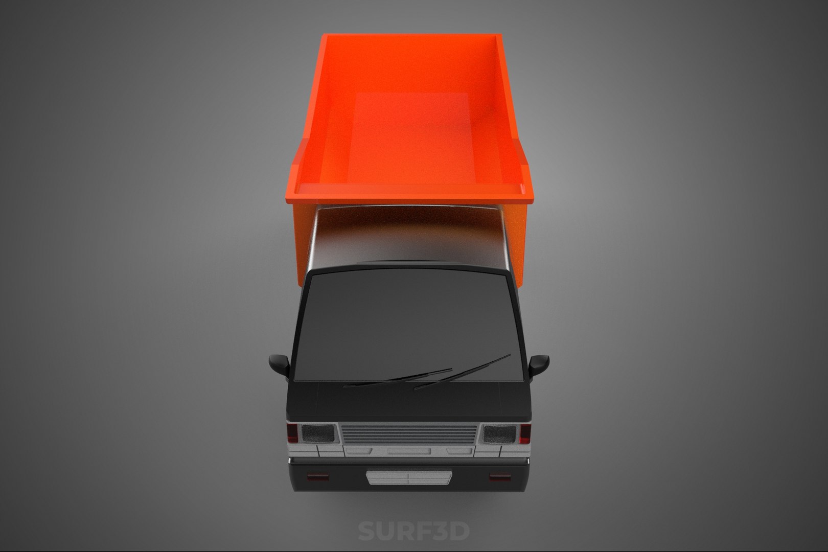 3D SMALL TIPPER DUMP TRUCK PICK UP HYDRAULIC CONTAINER CAR VEHICLE ...