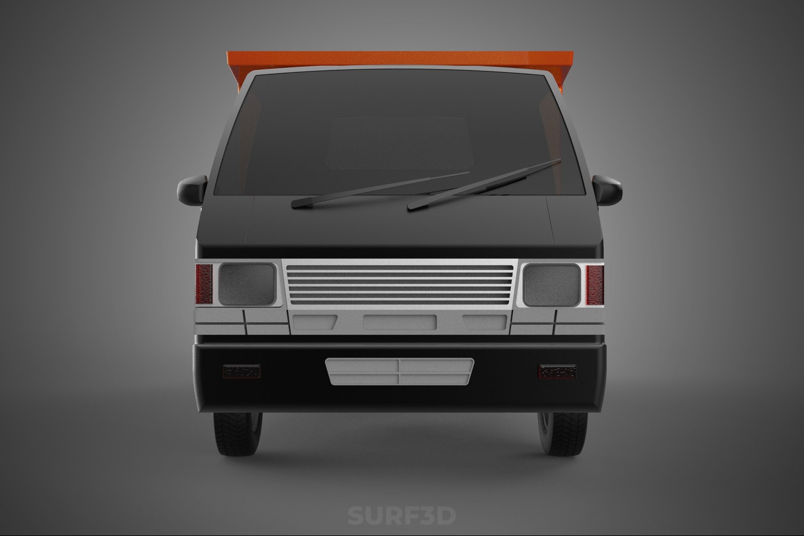 3D SMALL TIPPER DUMP TRUCK PICK UP HYDRAULIC CONTAINER CAR VEHICLE ...