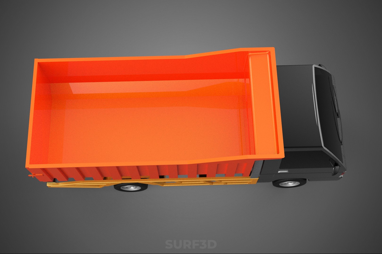 3D SMALL TIPPER DUMP TRUCK PICK UP HYDRAULIC CONTAINER CAR VEHICLE ...