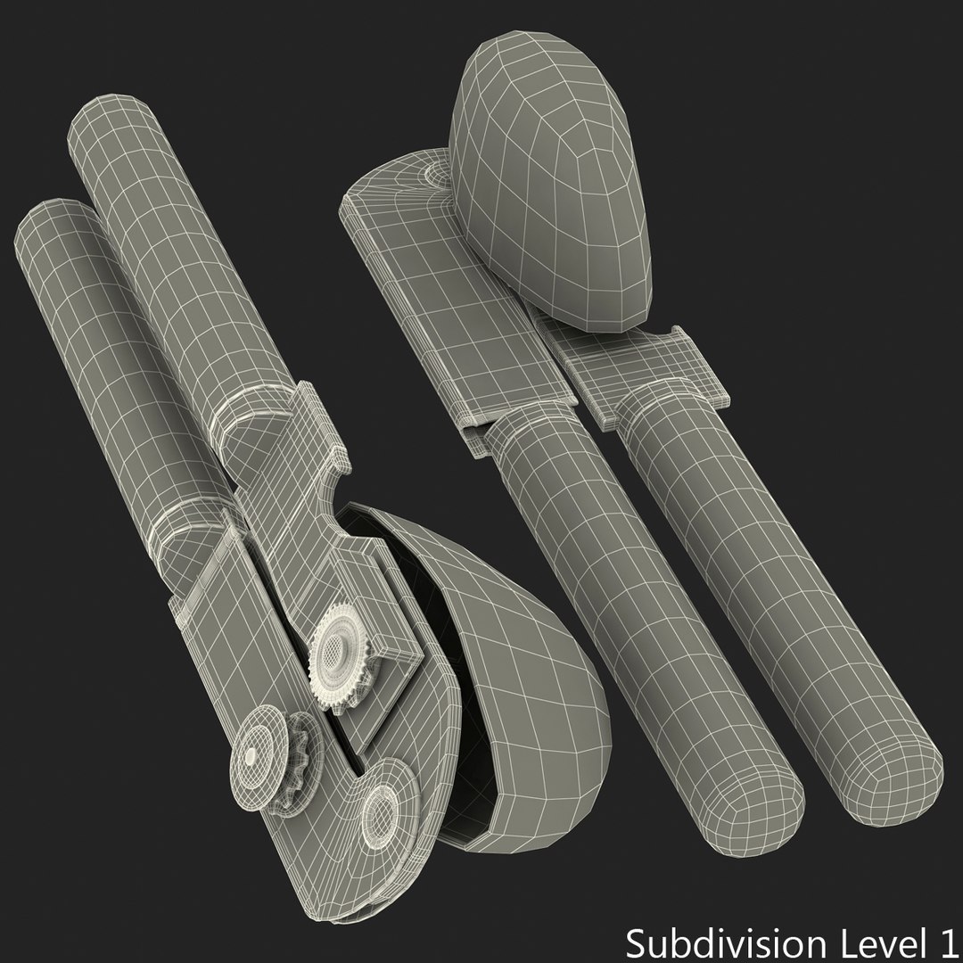 Soft Handled Opener 3d C4d