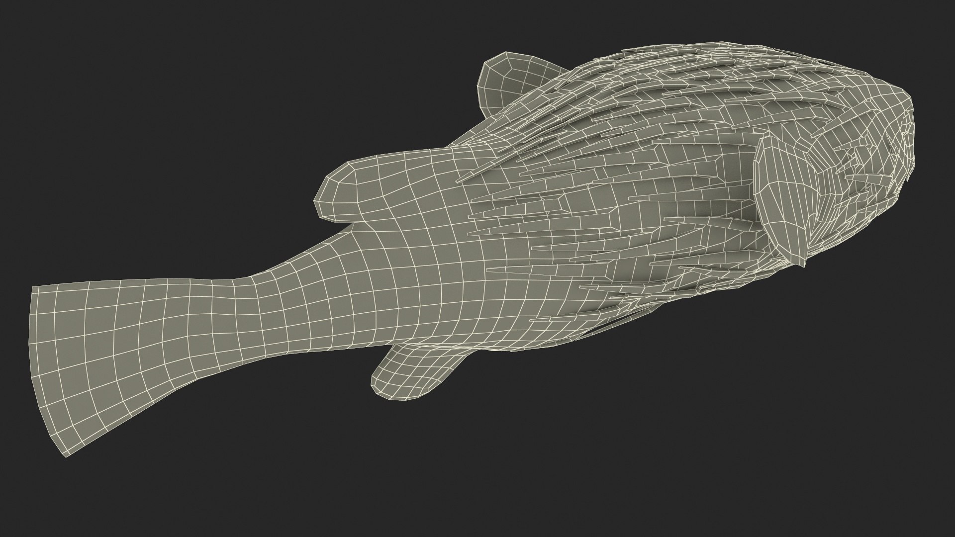 3D Puffer Fish Model - TurboSquid 2191849