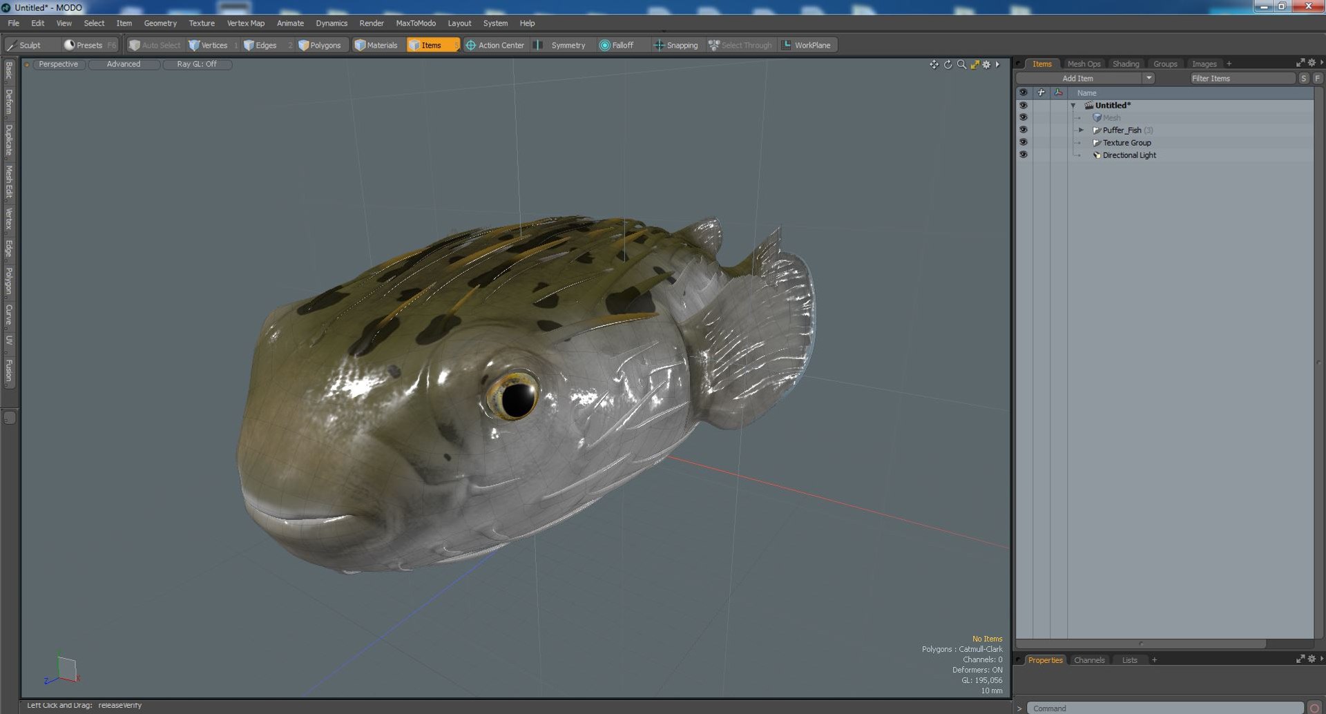 3D Puffer Fish Model - TurboSquid 2191849