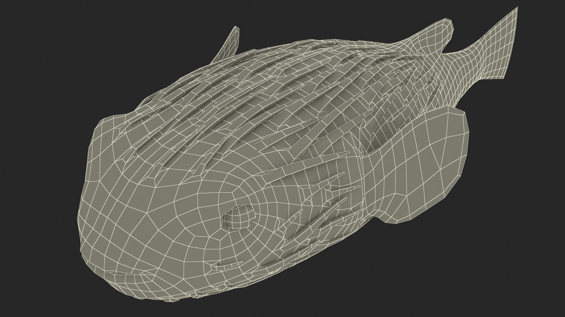 3D Puffer Fish Model - TurboSquid 2191849