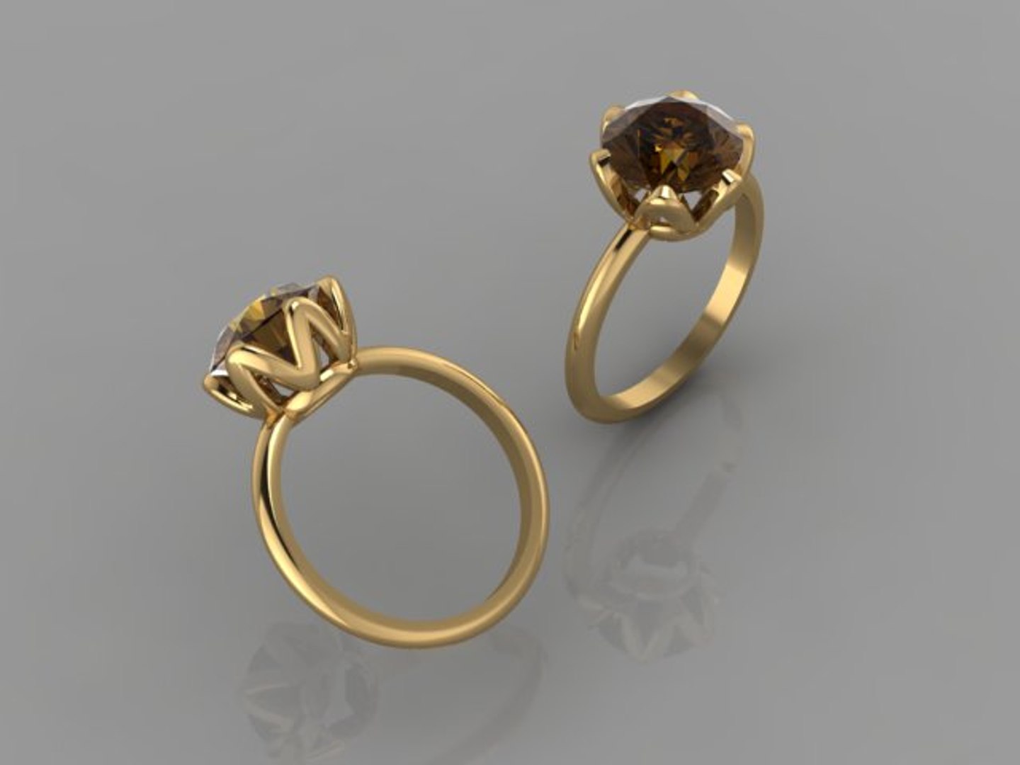 3D gold ring model - TurboSquid 1670647
