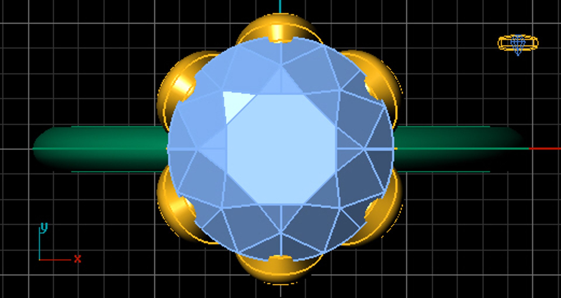 3D gold ring model - TurboSquid 1670647