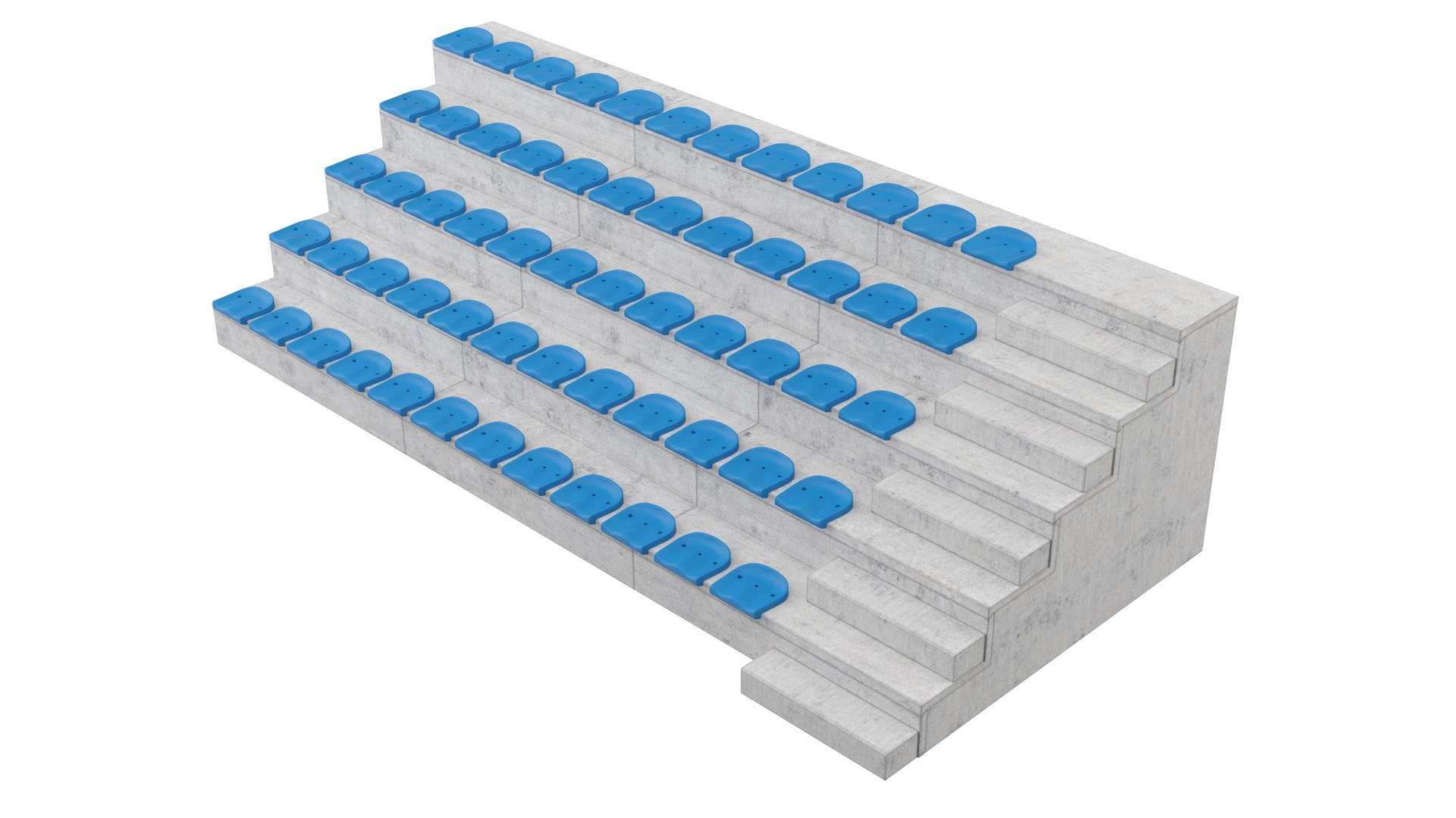 Concrete Bleacher 3D Model - TurboSquid 2031678