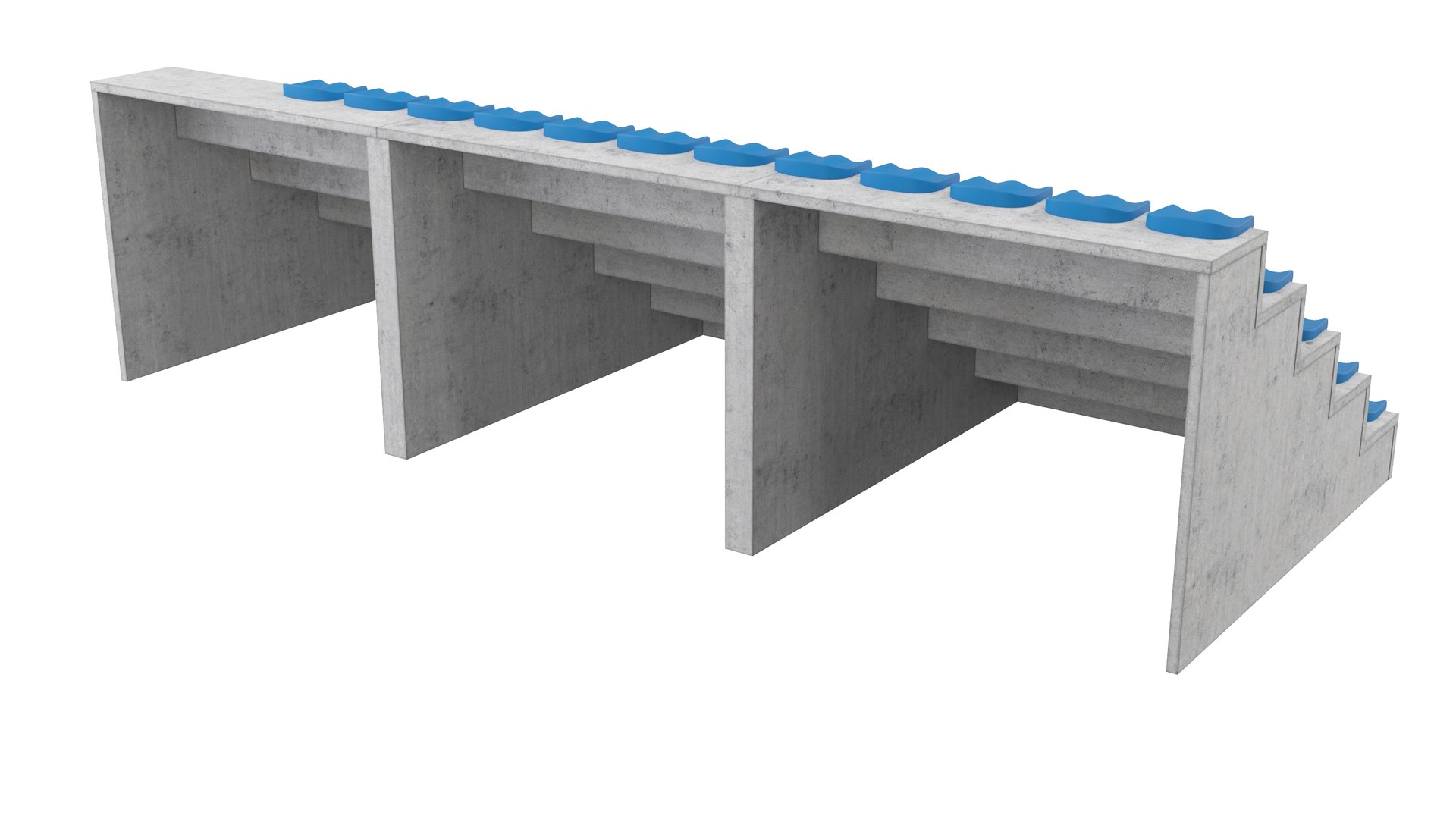 Concrete Bleacher 3D Model - TurboSquid 2031678