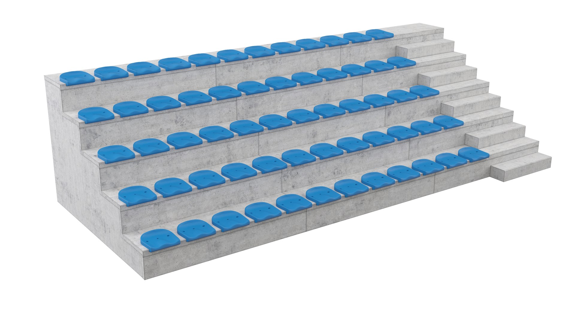 Concrete Bleacher 3D Model - TurboSquid 2031678