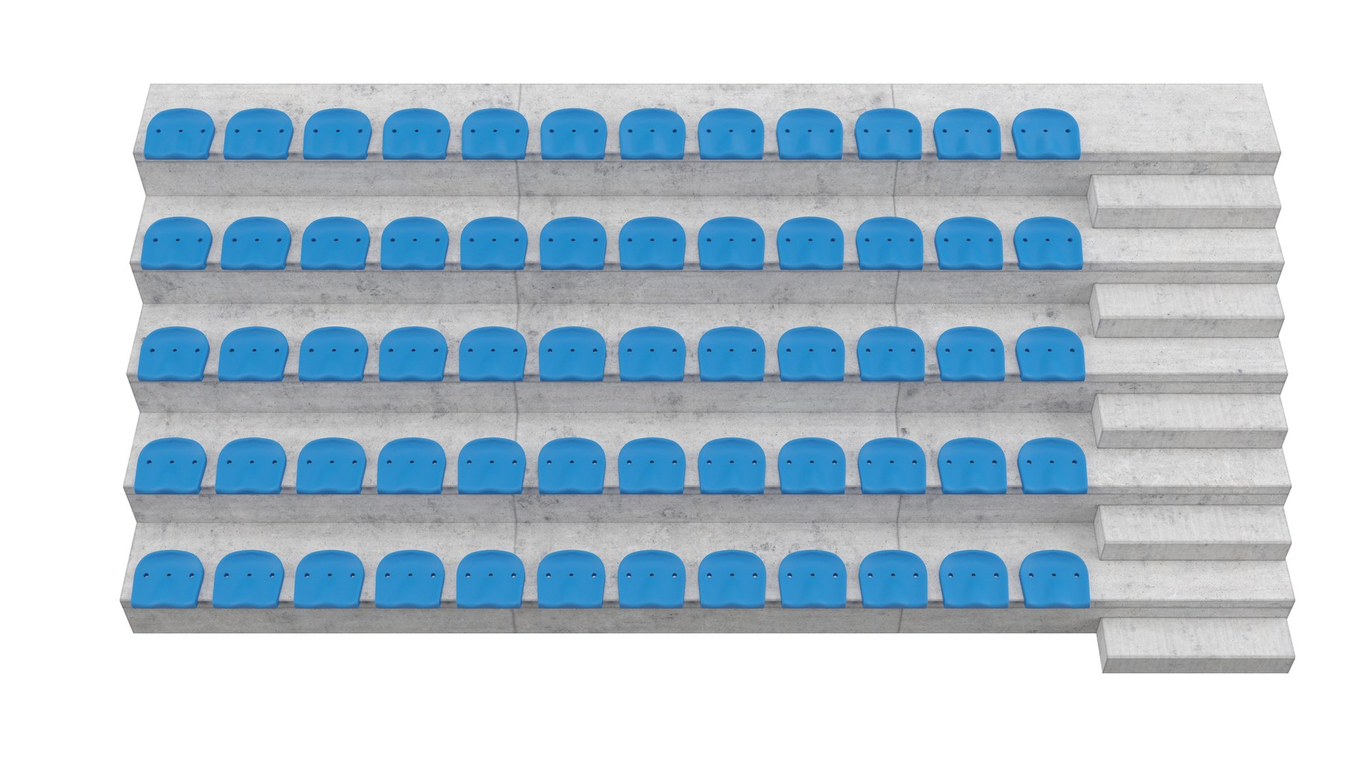 Concrete Bleacher 3D Model - TurboSquid 2031678