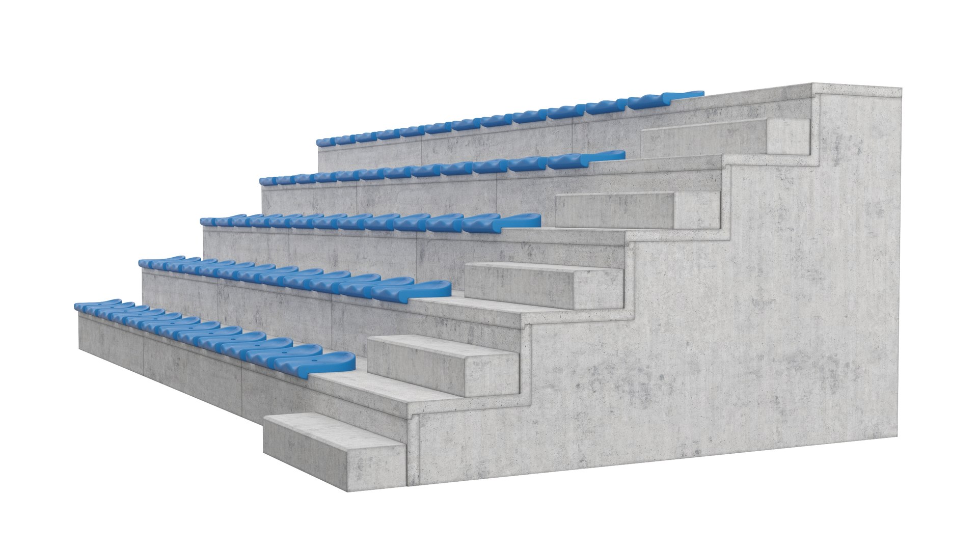 Concrete Bleacher 3D Model - TurboSquid 2031678