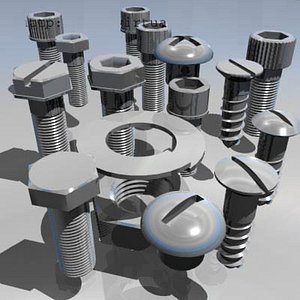 Low Poly Bolt 3D Models for Download | TurboSquid