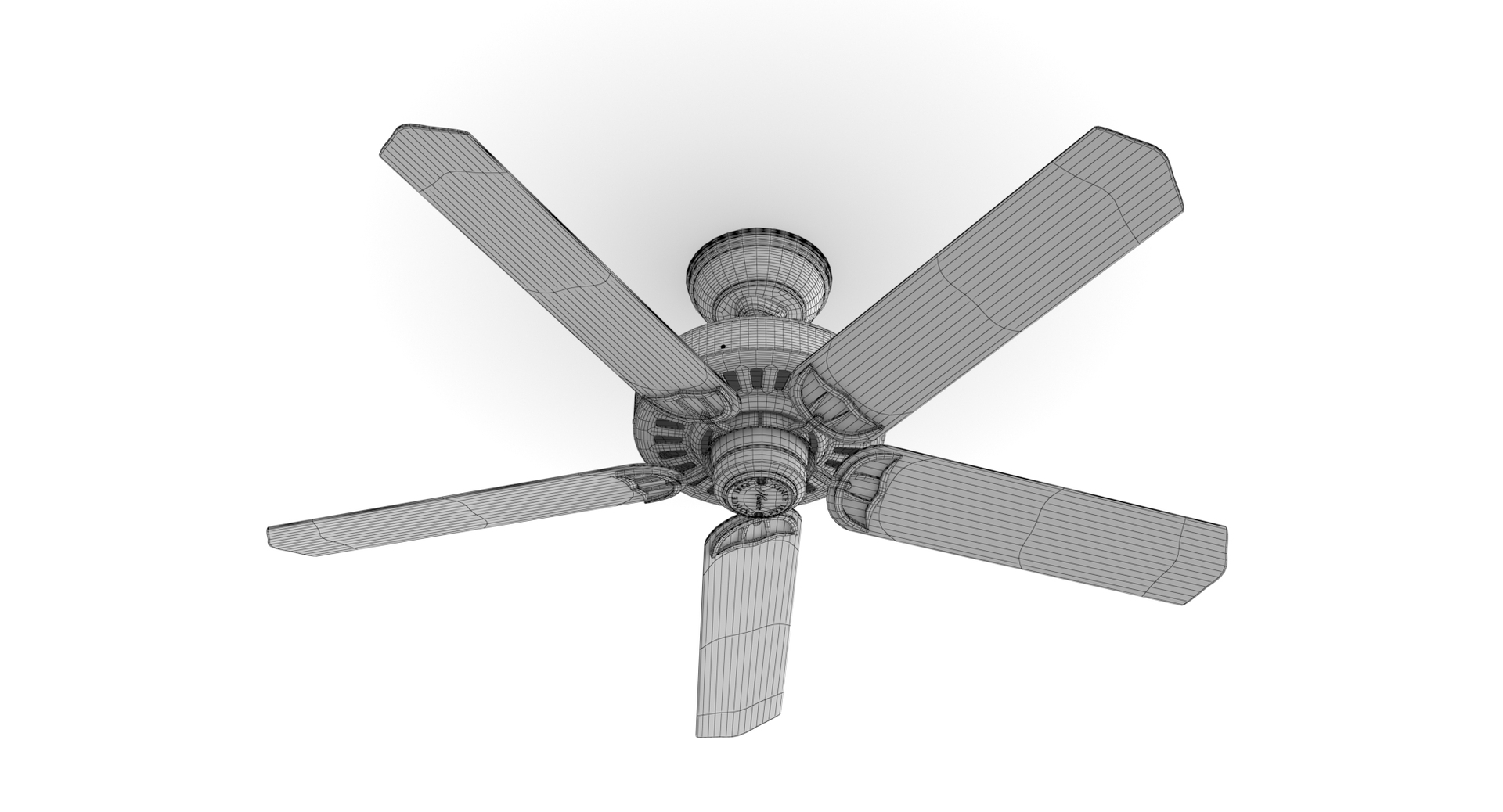 3D Ceiling Fan - Hanter - TurboSquid 1213784