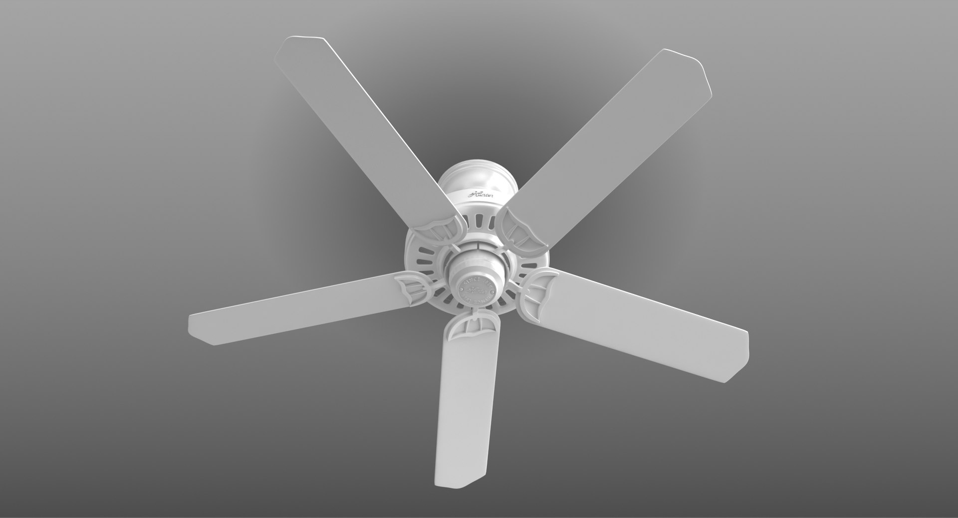 3D Ceiling Fan - Hanter - TurboSquid 1213784