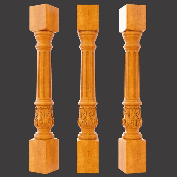 3d model baluster