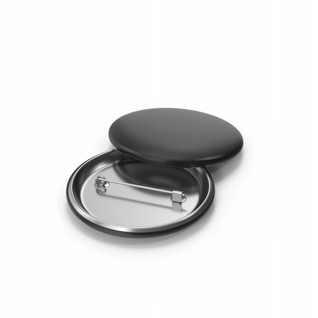 Metal Button Badge Model - TurboSquid 1962258