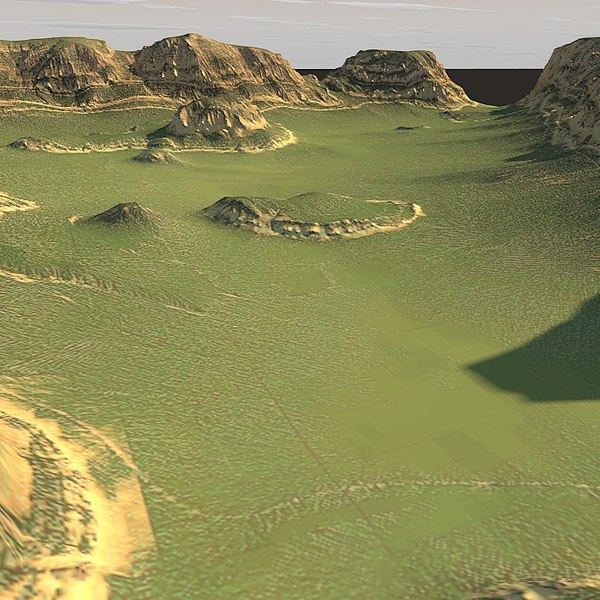 3d model terrain maps