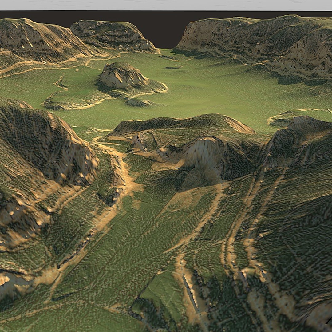 3d Model Terrain Maps