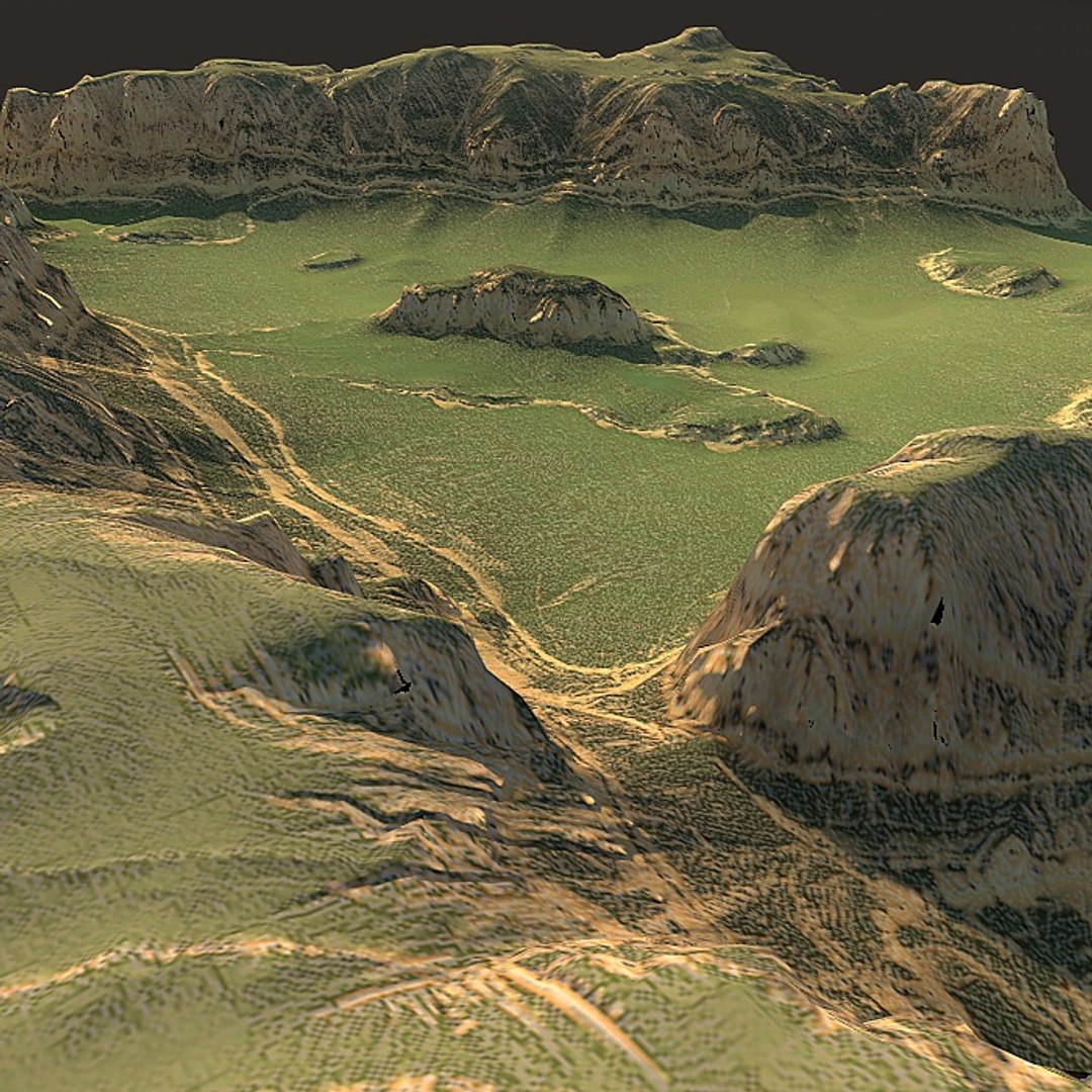 3d Model Terrain Maps