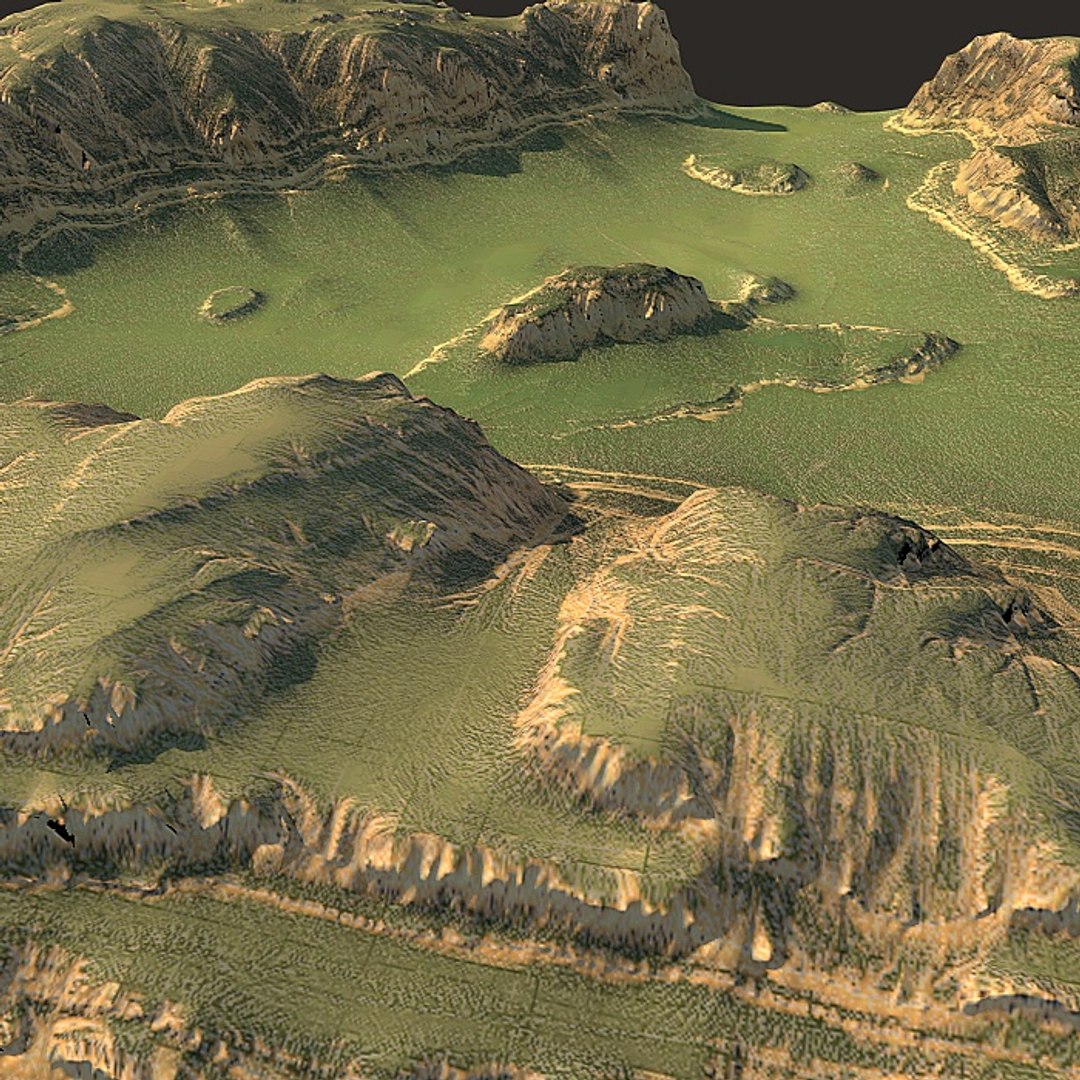 3d Model Terrain Maps