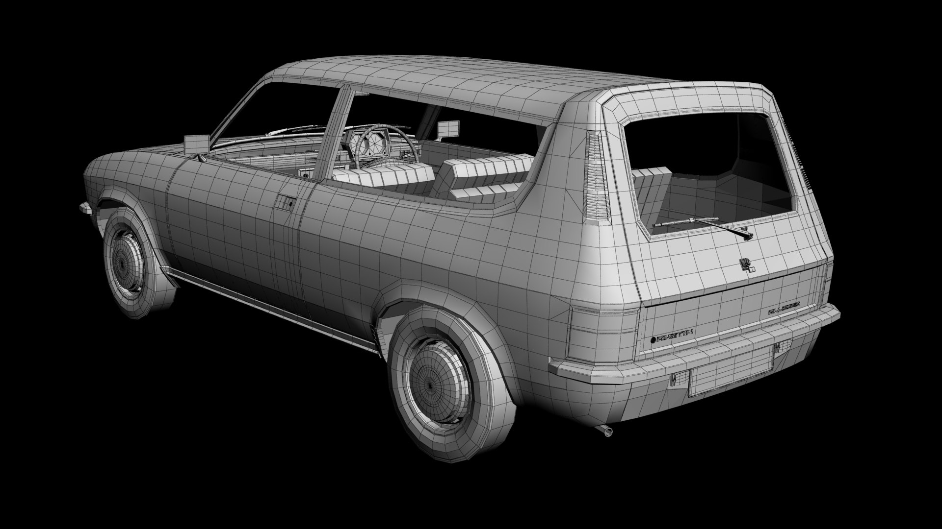 3D Austin Allegro Estate Model - TurboSquid 2269697