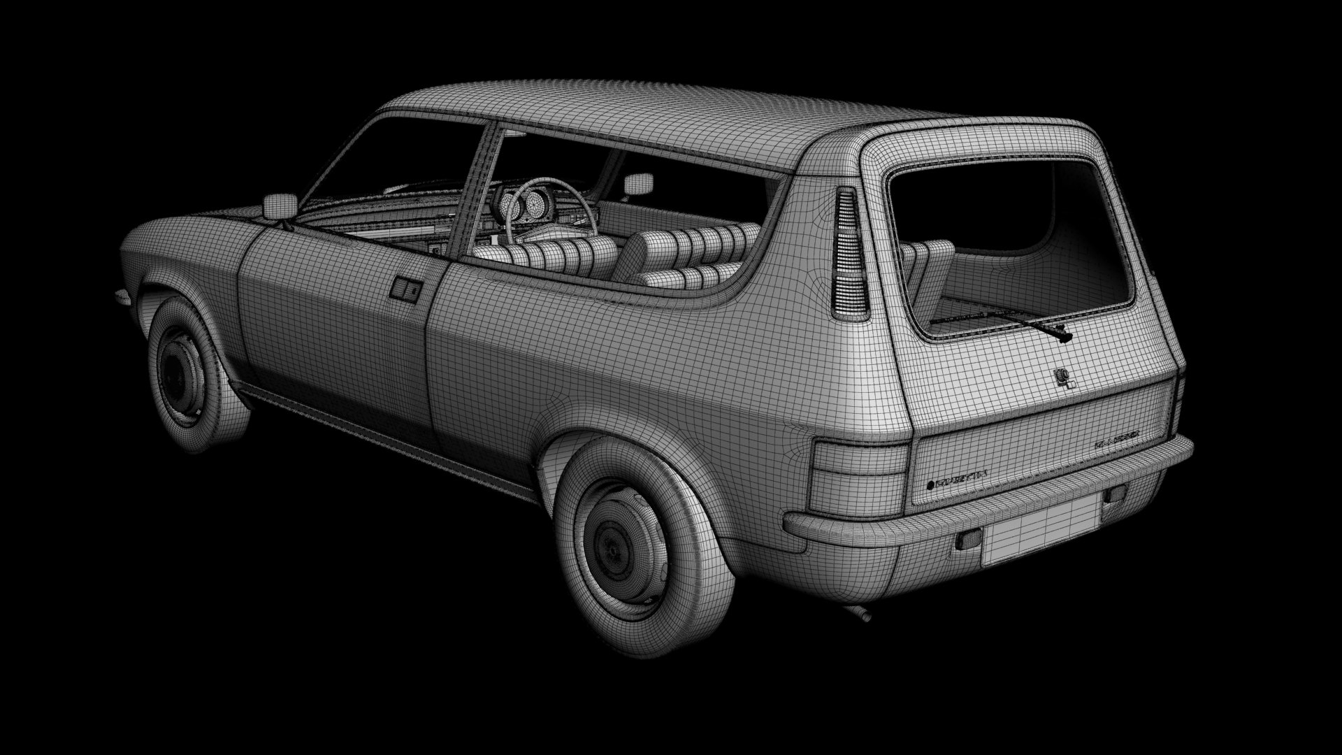 3D Austin Allegro Estate Model - TurboSquid 2269697