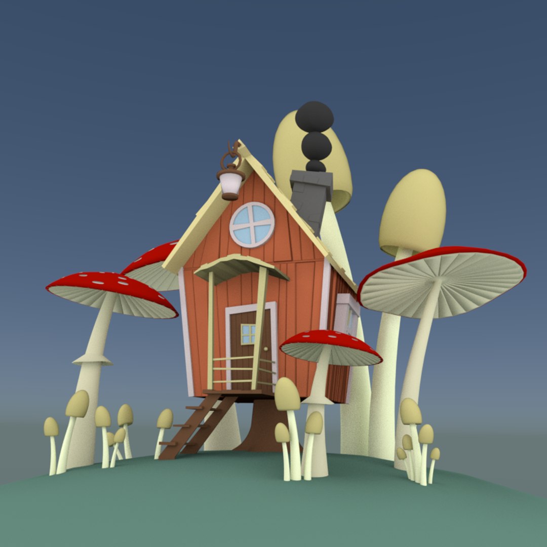 Scenery Tale House 3d Model