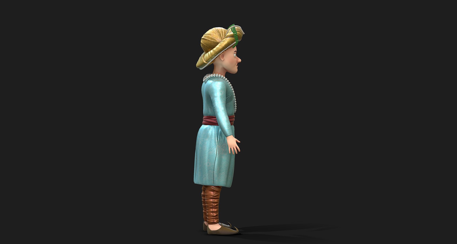 Character sultan 3D - TurboSquid 1514423