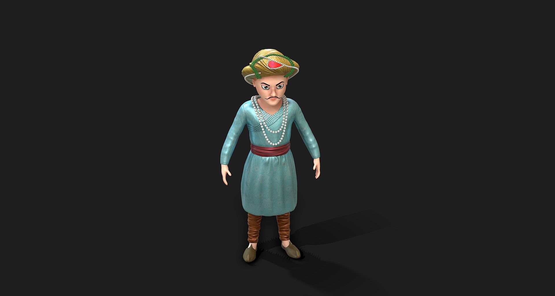 Character sultan 3D - TurboSquid 1514423
