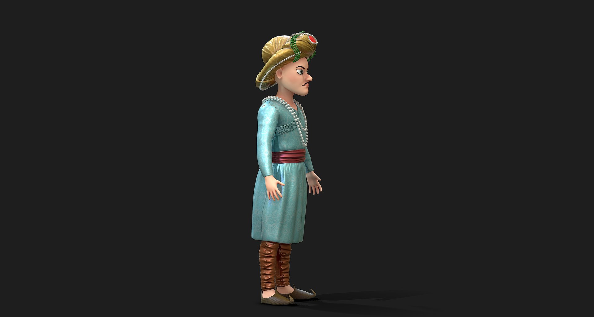 Character sultan 3D - TurboSquid 1514423