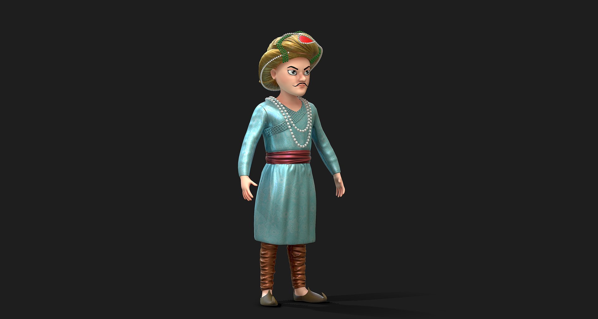 Character sultan 3D - TurboSquid 1514423
