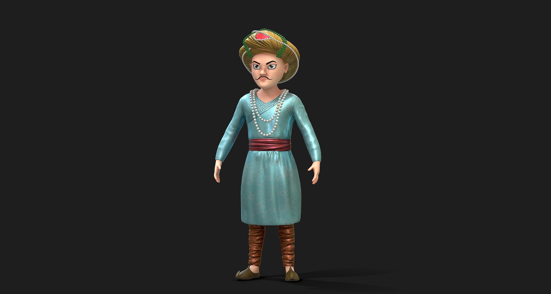 Character sultan 3D - TurboSquid 1514423