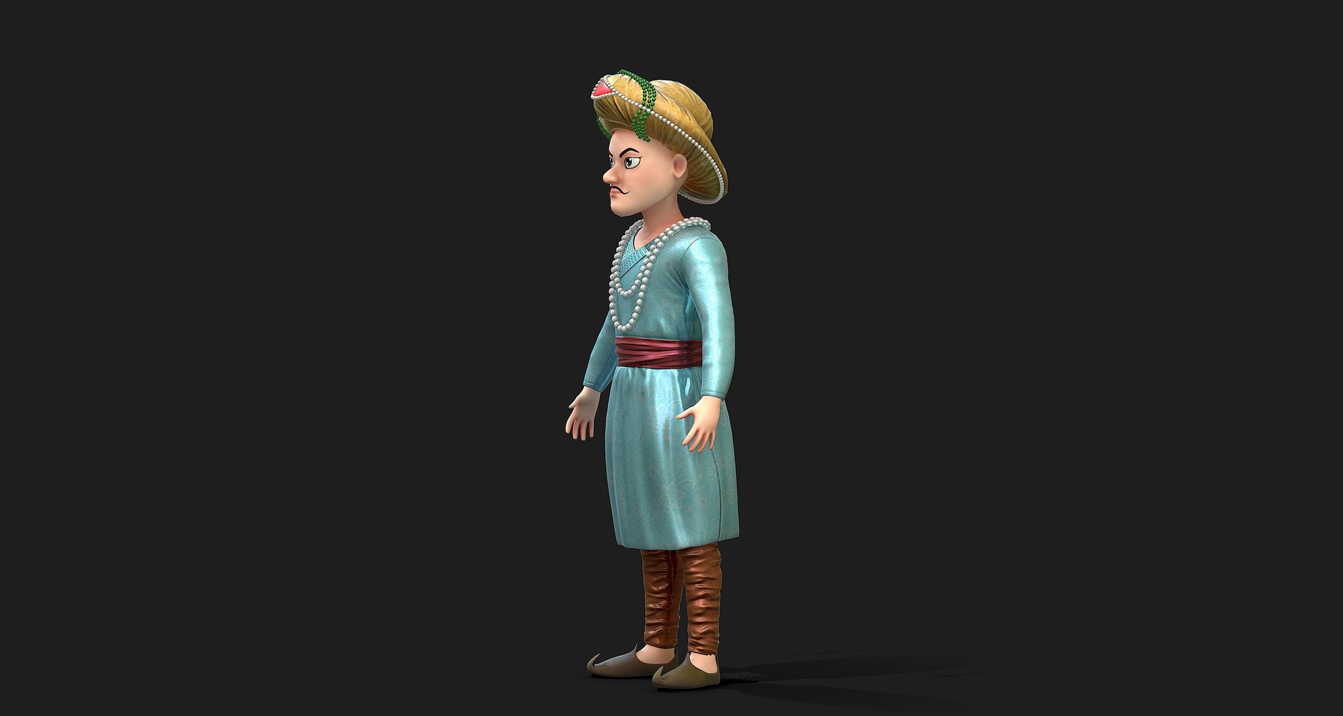 Character sultan 3D - TurboSquid 1514423