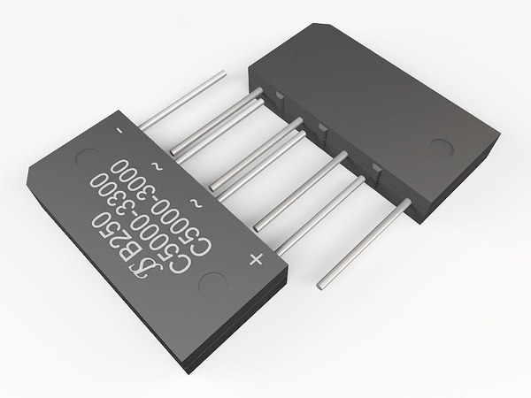3d model of diode bridge