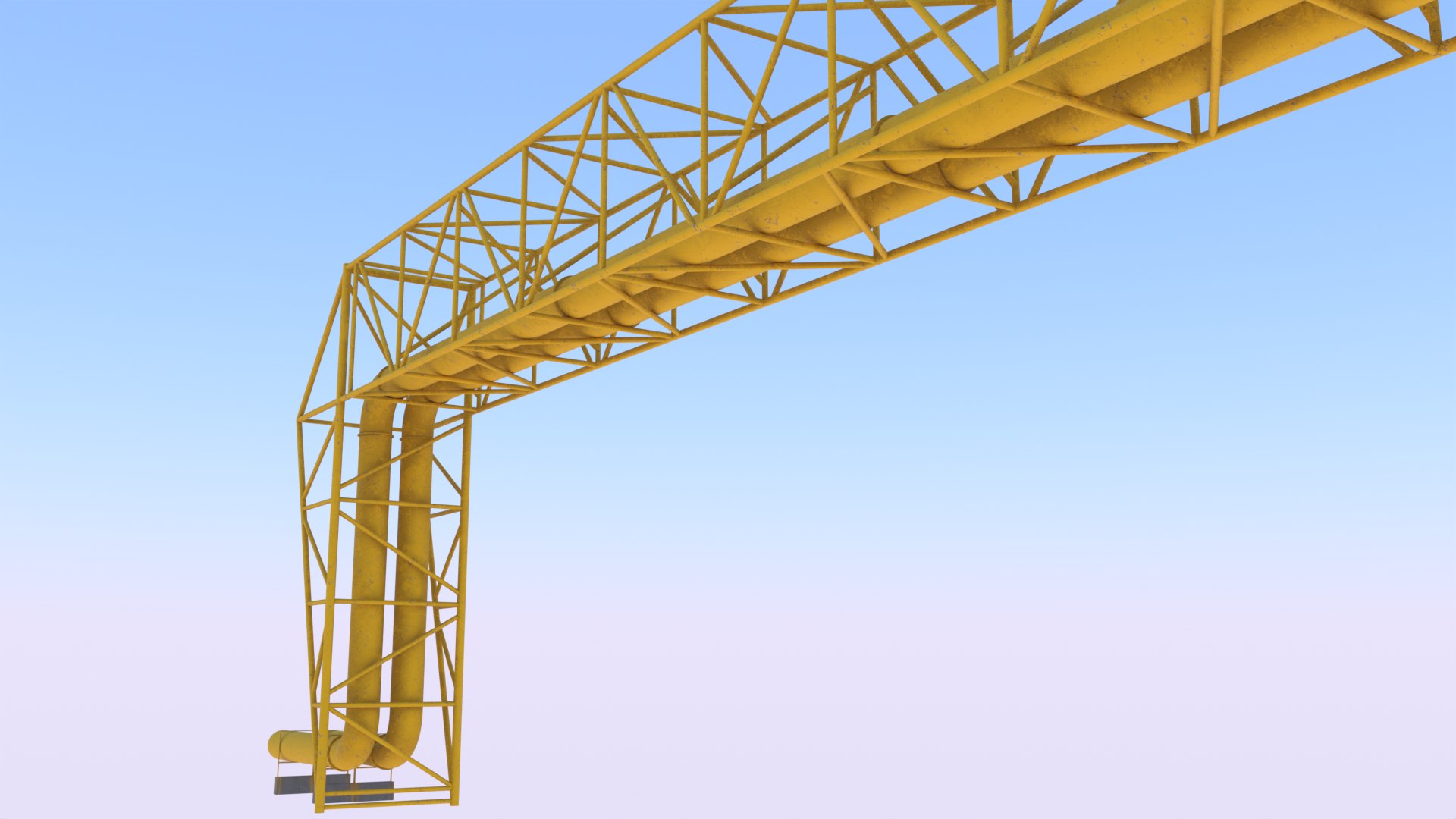 3D Model Pipeline Bridge - TurboSquid 2248743