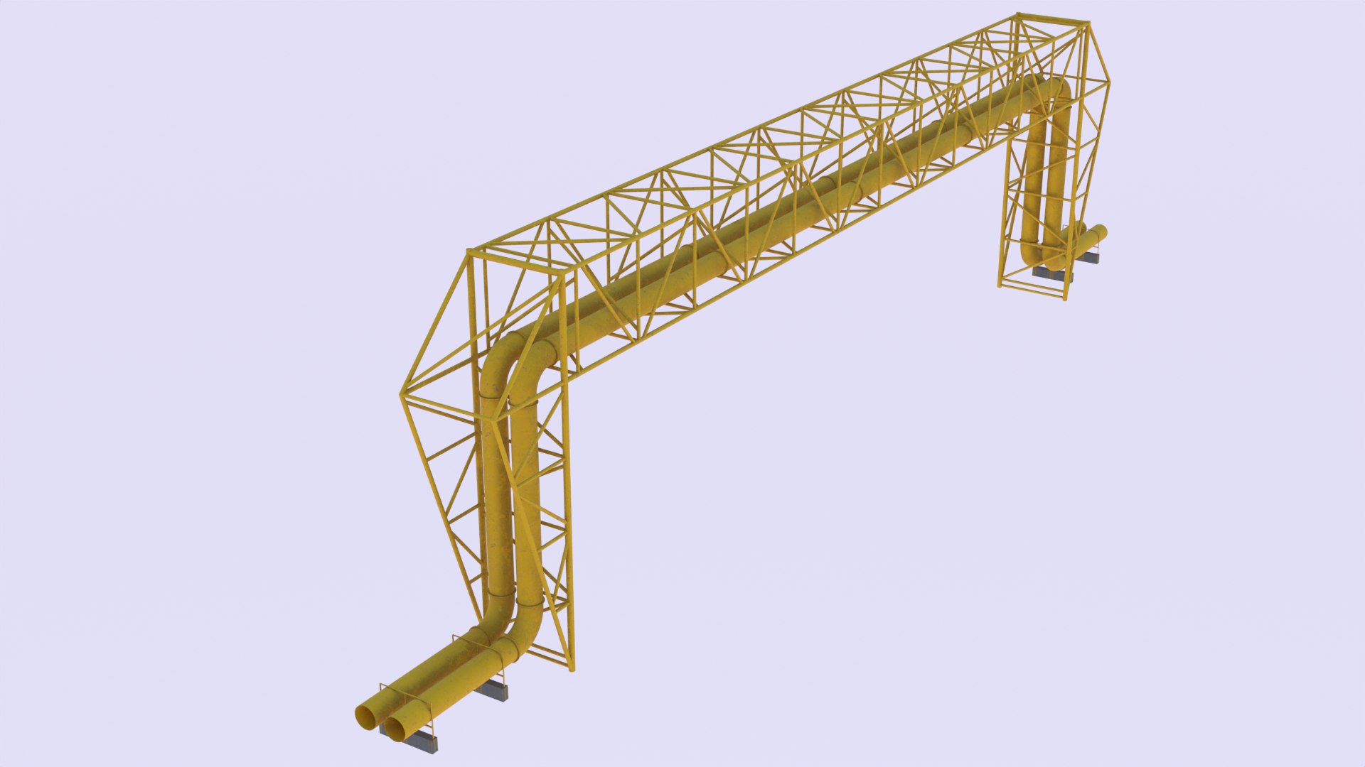 3D Model Pipeline Bridge - TurboSquid 2248743
