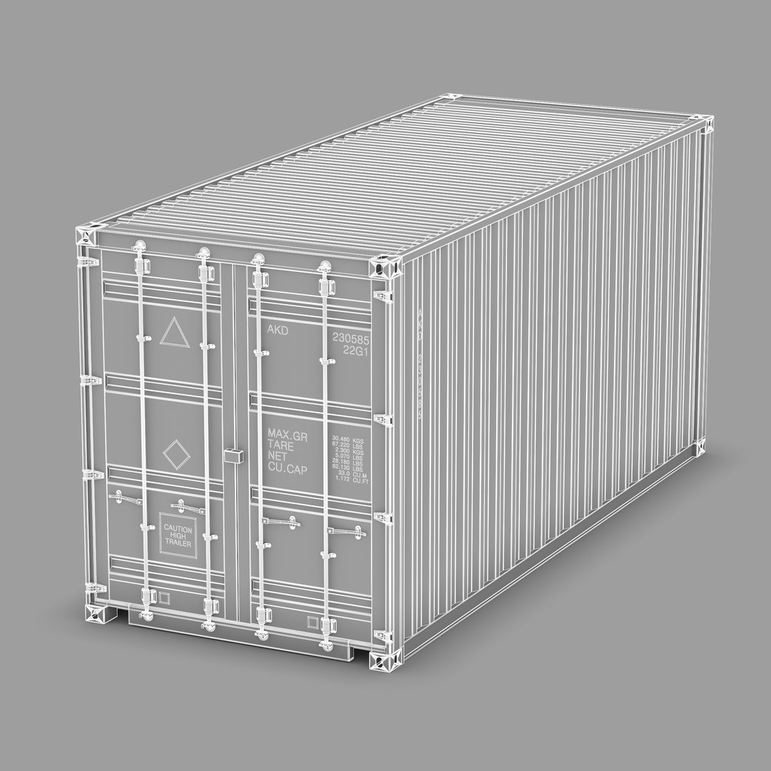 Shipping Container 3d Max