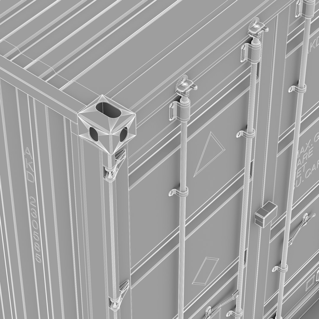 Shipping Container 3d Max