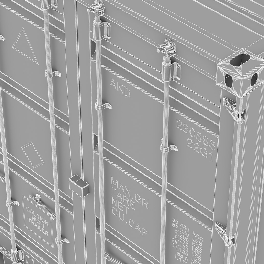 Shipping Container 3d Max