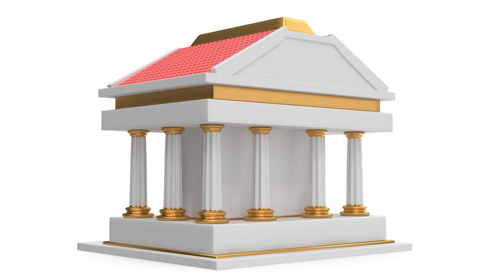 Cartoon Bank 1 Model - TurboSquid 2403789