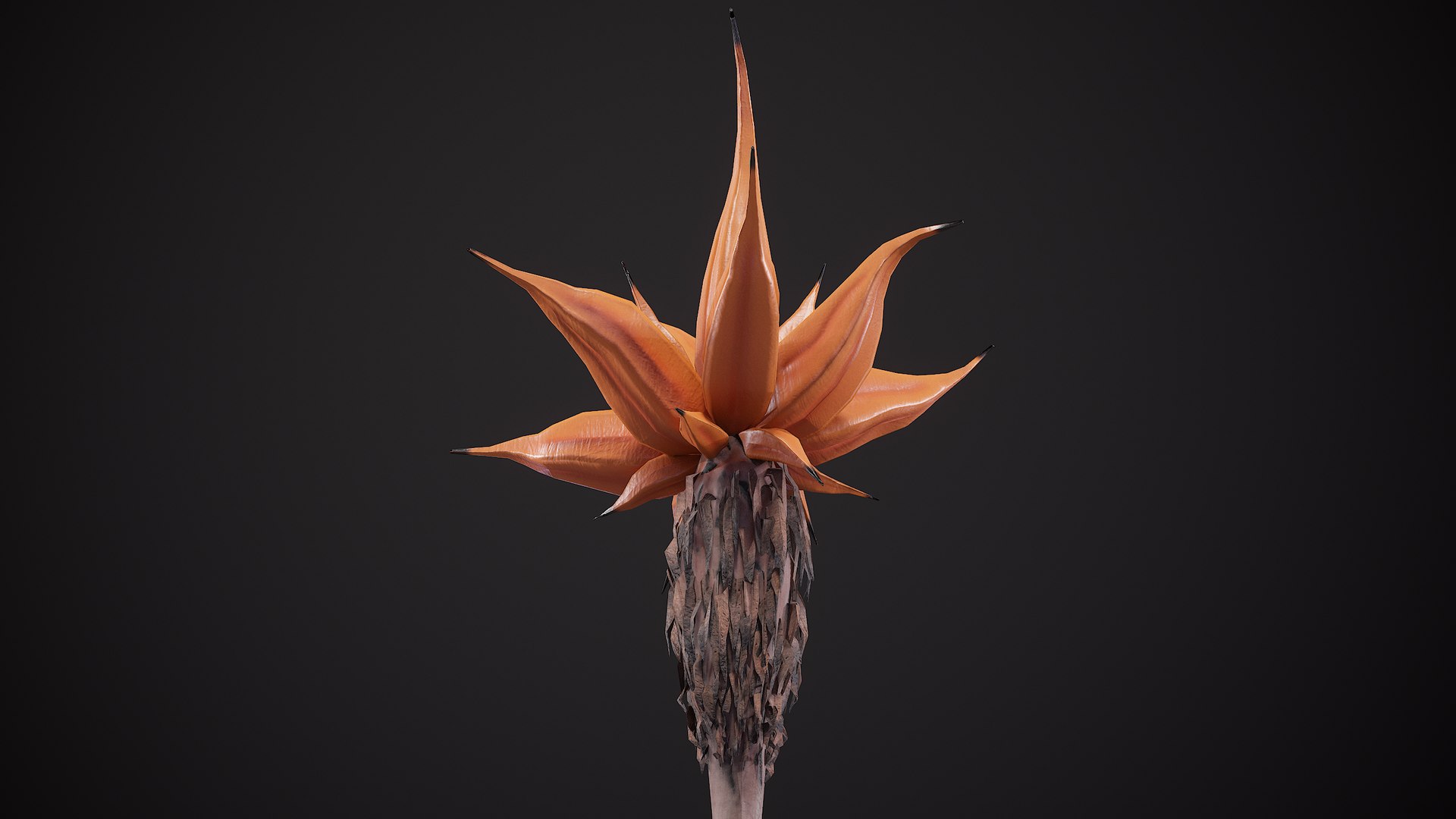 Alien Palm Vegetation 3D Model - TurboSquid 1688669