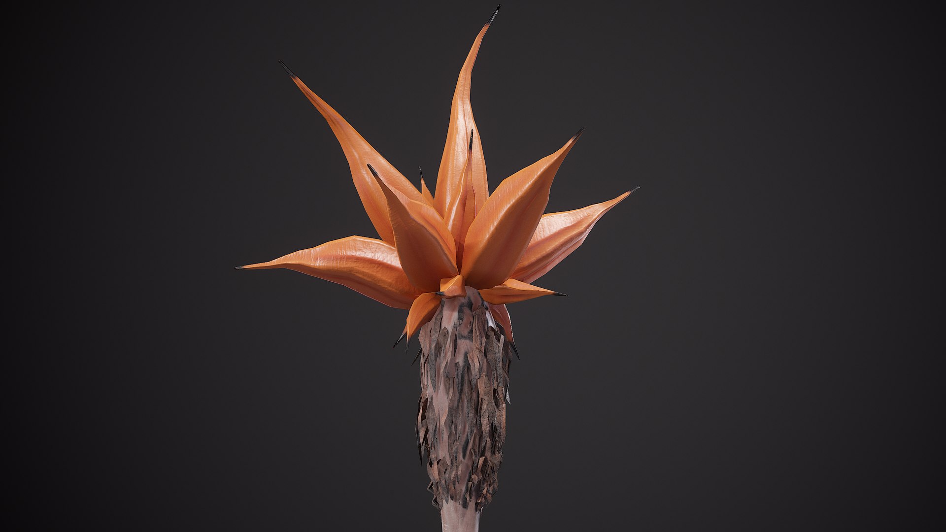 Alien Palm Vegetation 3D Model - TurboSquid 1688669