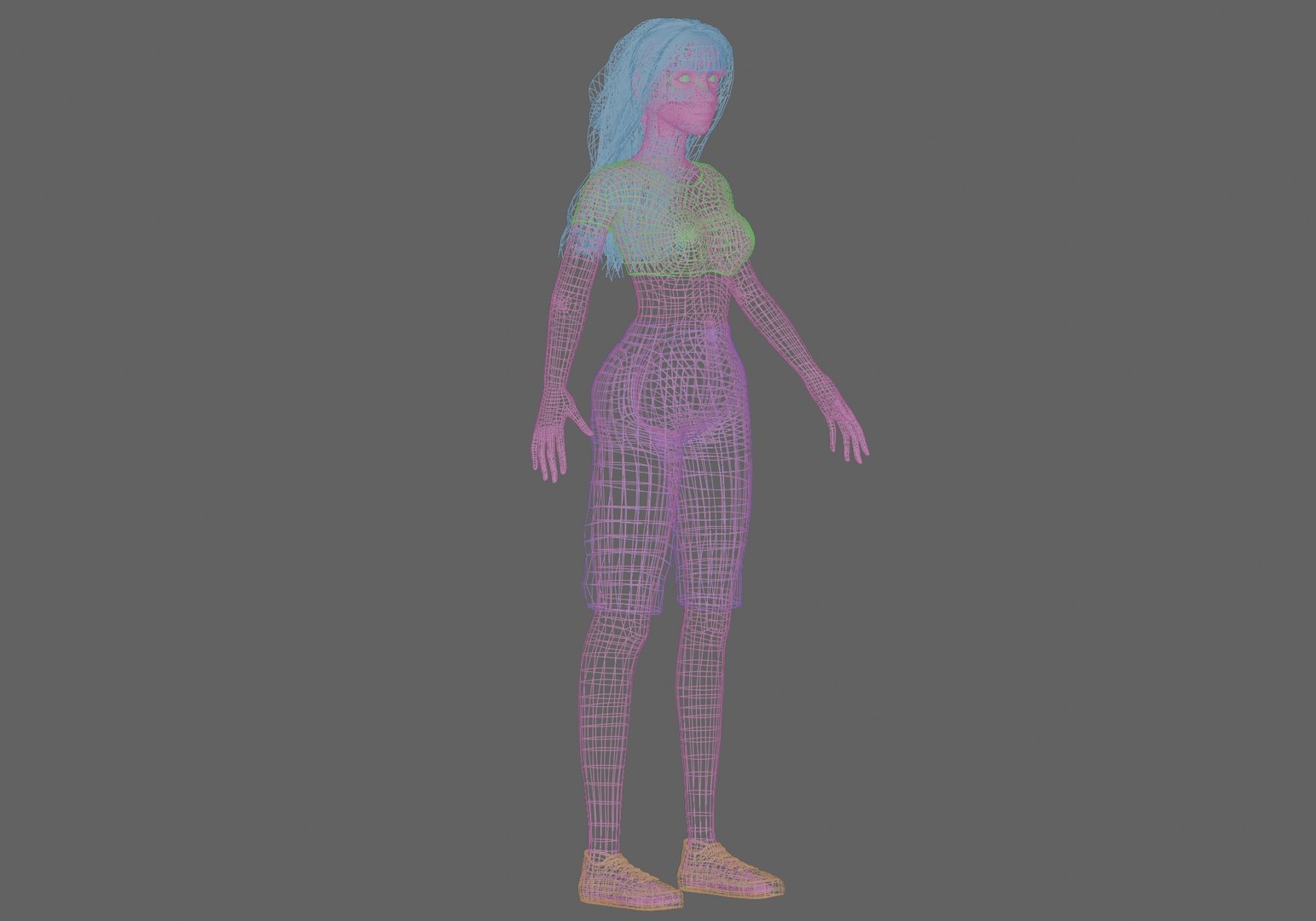 3D Basic Sweet Woman Model - TurboSquid 2265553
