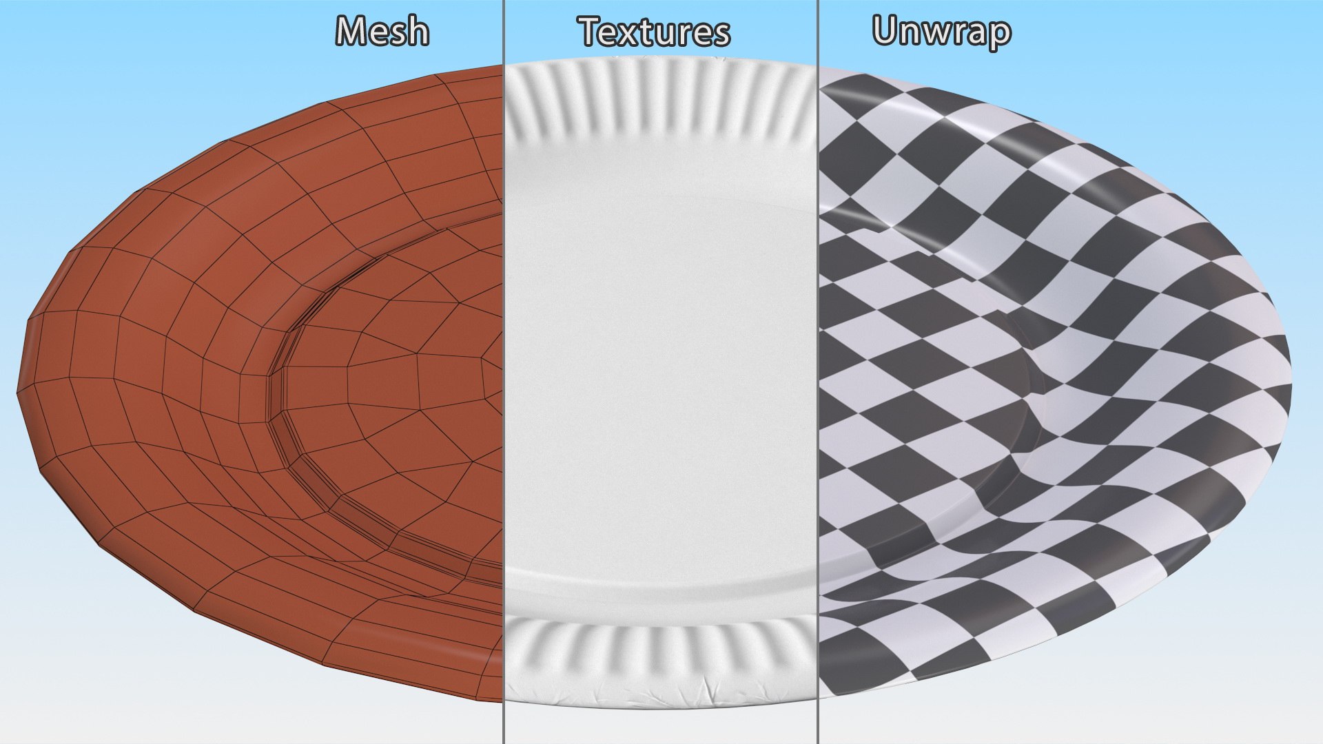 3D Paper Plate - TurboSquid 2049494