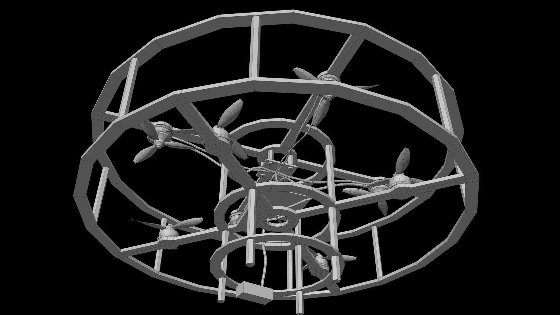 3D Circle Drone Model - TurboSquid 2273708