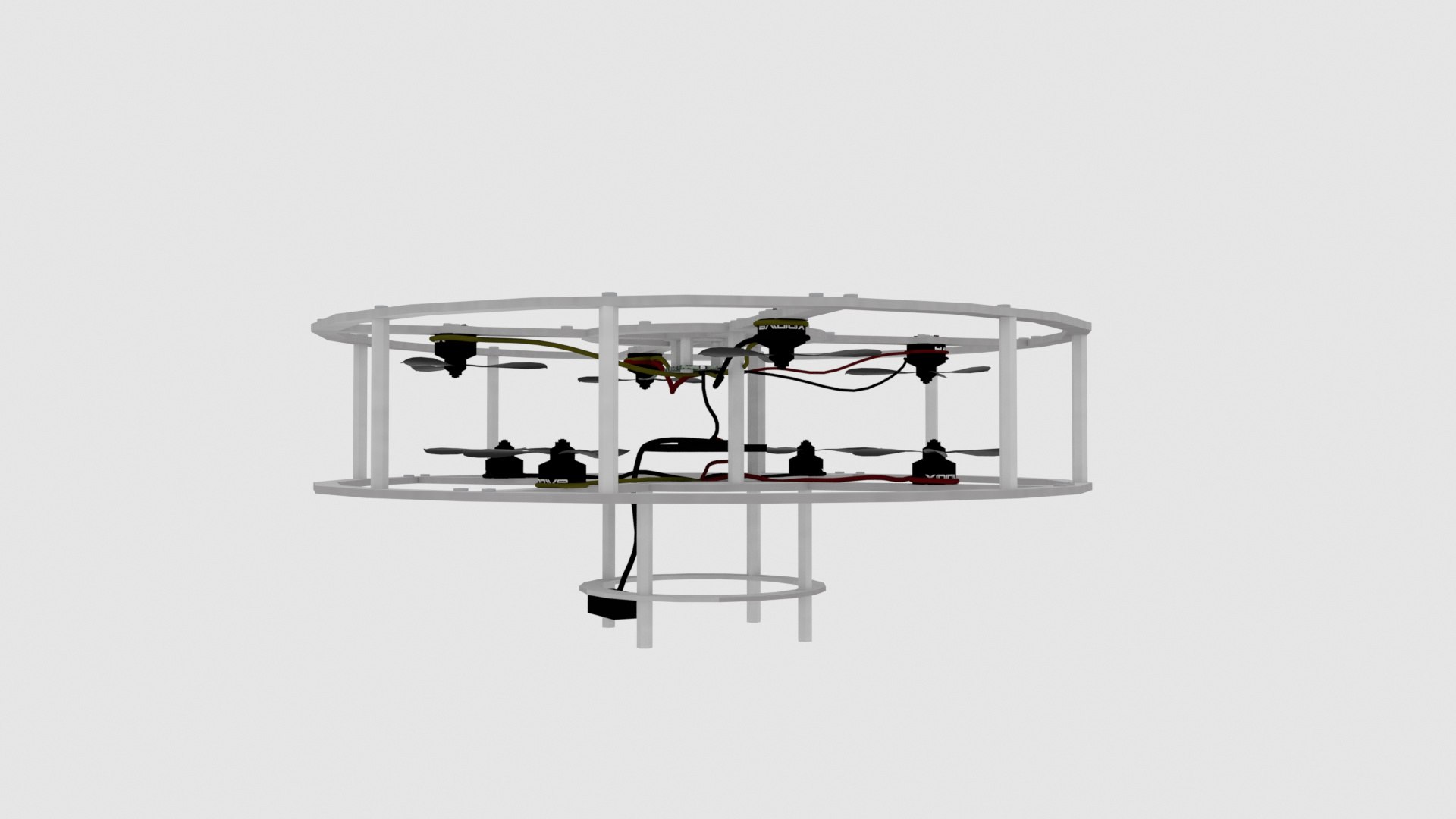 3D Circle Drone Model - TurboSquid 2273708