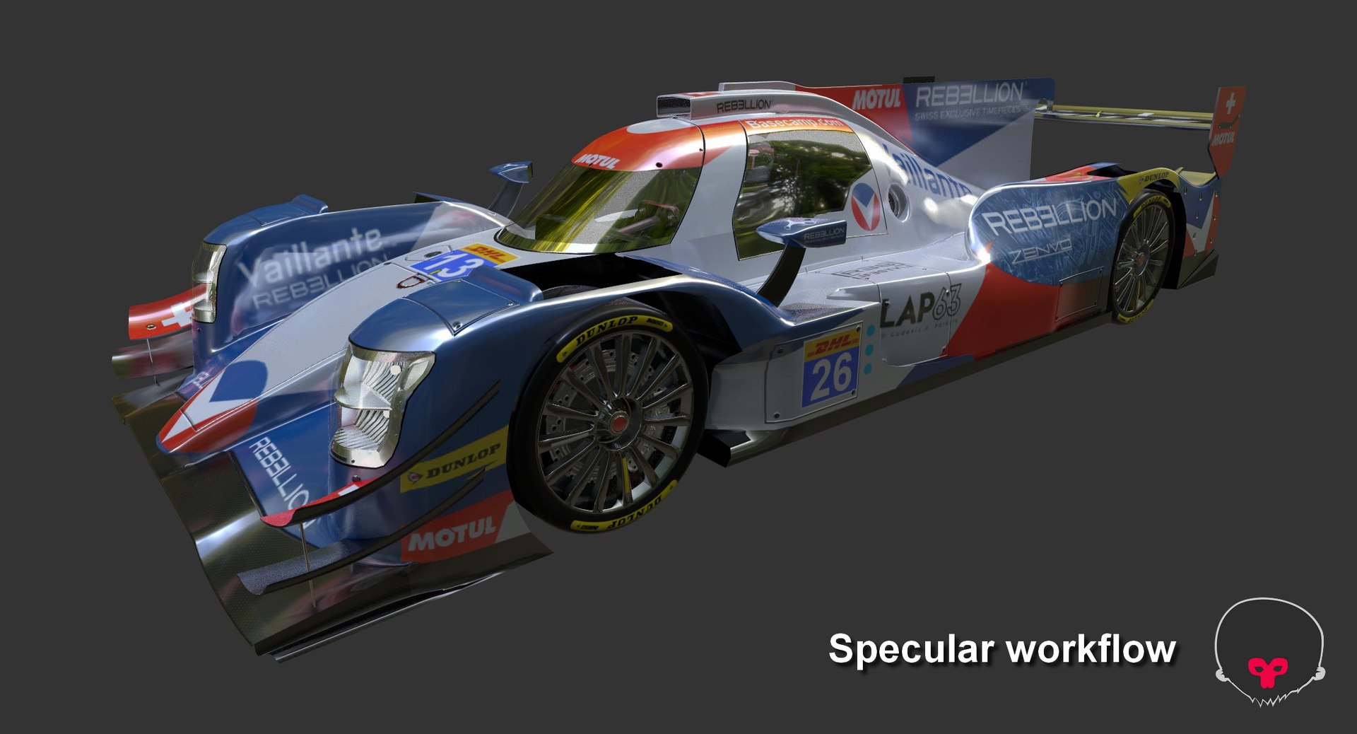 Vaillante Rebellion Lmp2 Wec 3D Model - TurboSquid 1196715