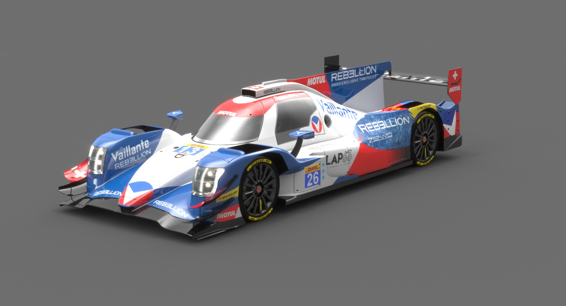 Vaillante Rebellion Lmp2 Wec 3D Model - TurboSquid 1196715