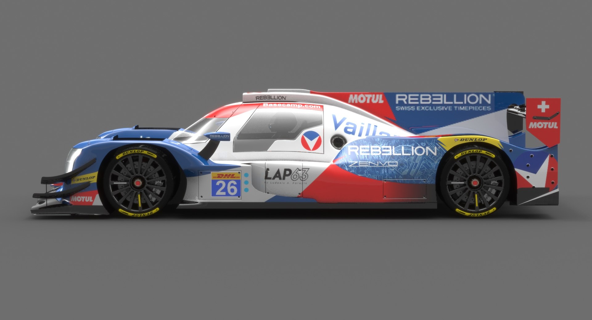 Vaillante Rebellion Lmp2 Wec 3D Model - TurboSquid 1196715